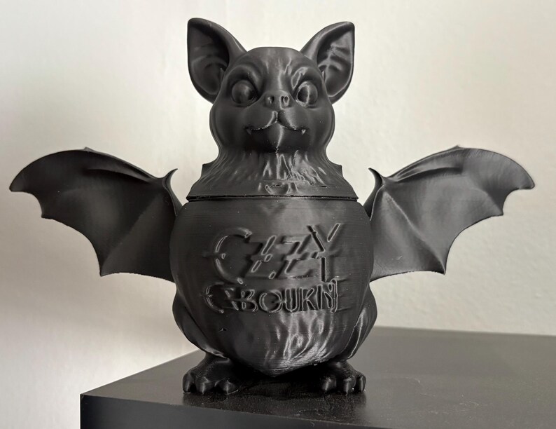Ozzy Osbourne Bat With Removable Head - Candy Dish - Home Decor - Knick ...