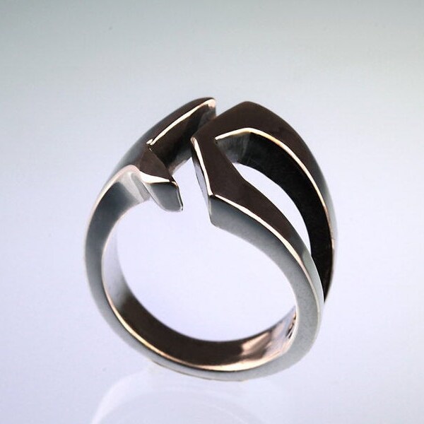 Tribal Wedding Band - Etsy