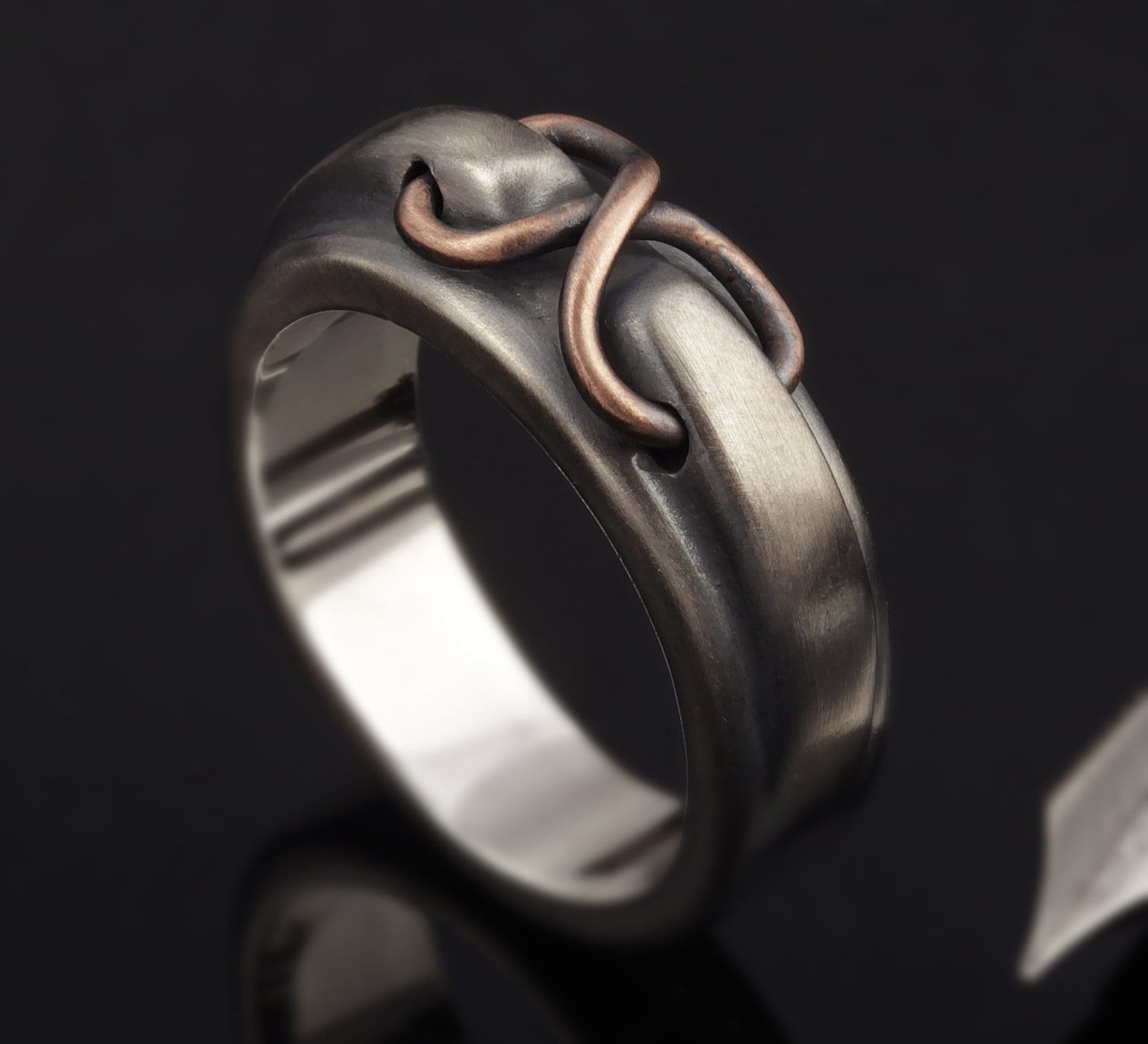 Mens Unique Ring Sterling Silver Ring Mans Engagement Ring - Etsy