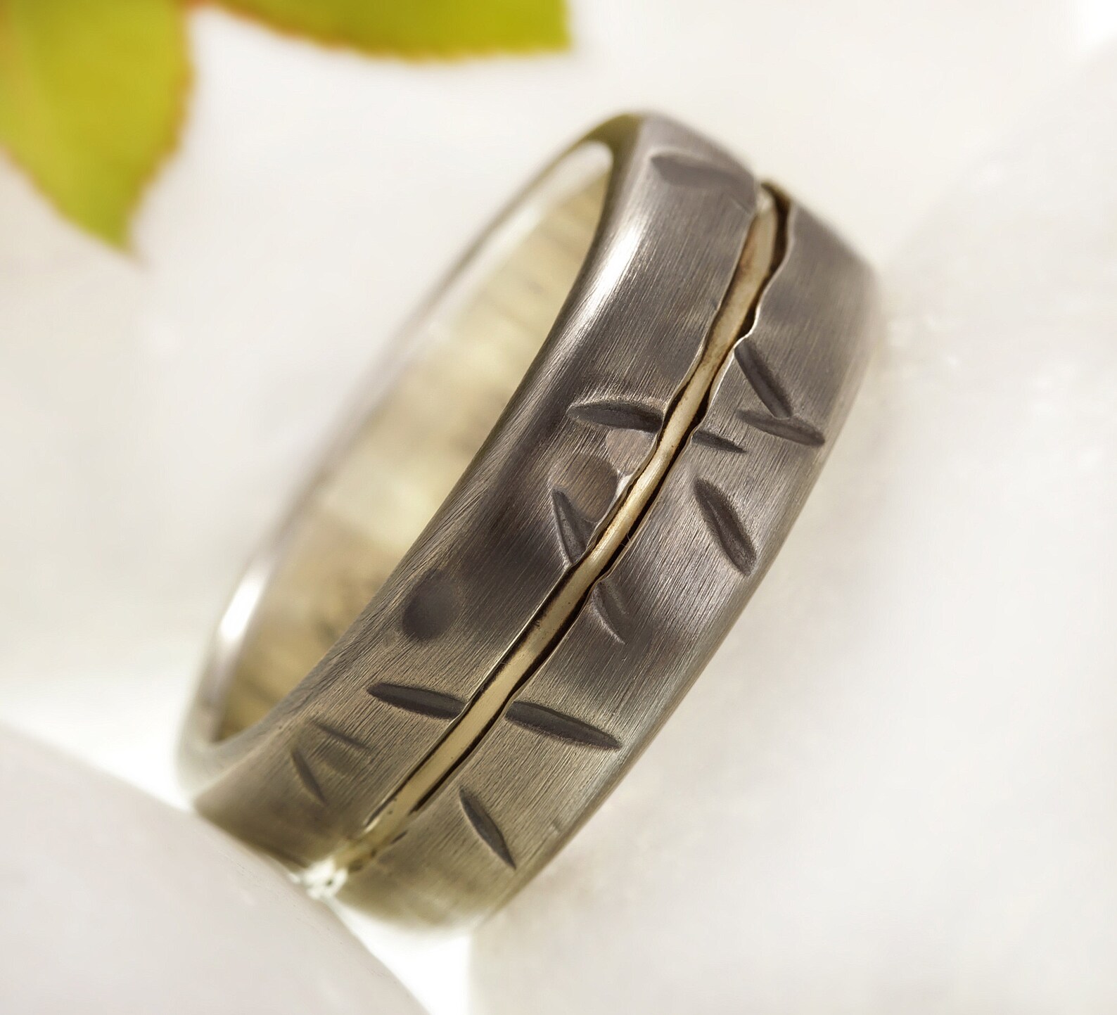 Rustic Men Ring Men 14K Gold Ring Men Engagement Ring - Etsy