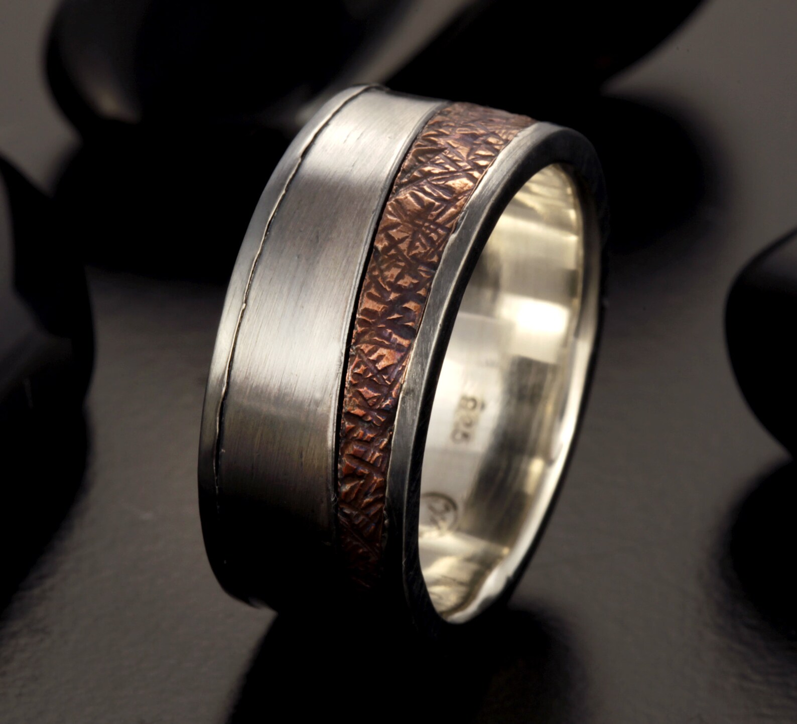 Mens Band Mens Ring Mens Jewelry Rustic Mens Ring | Etsy