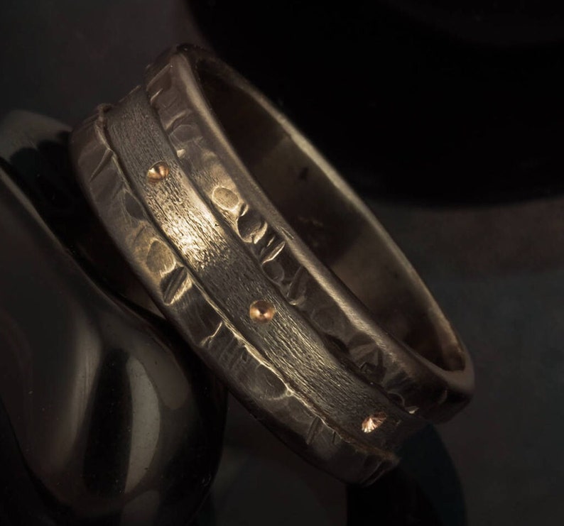 Mens Wedding Band Mens Wedding Ring Unique Promise Ring for - Etsy