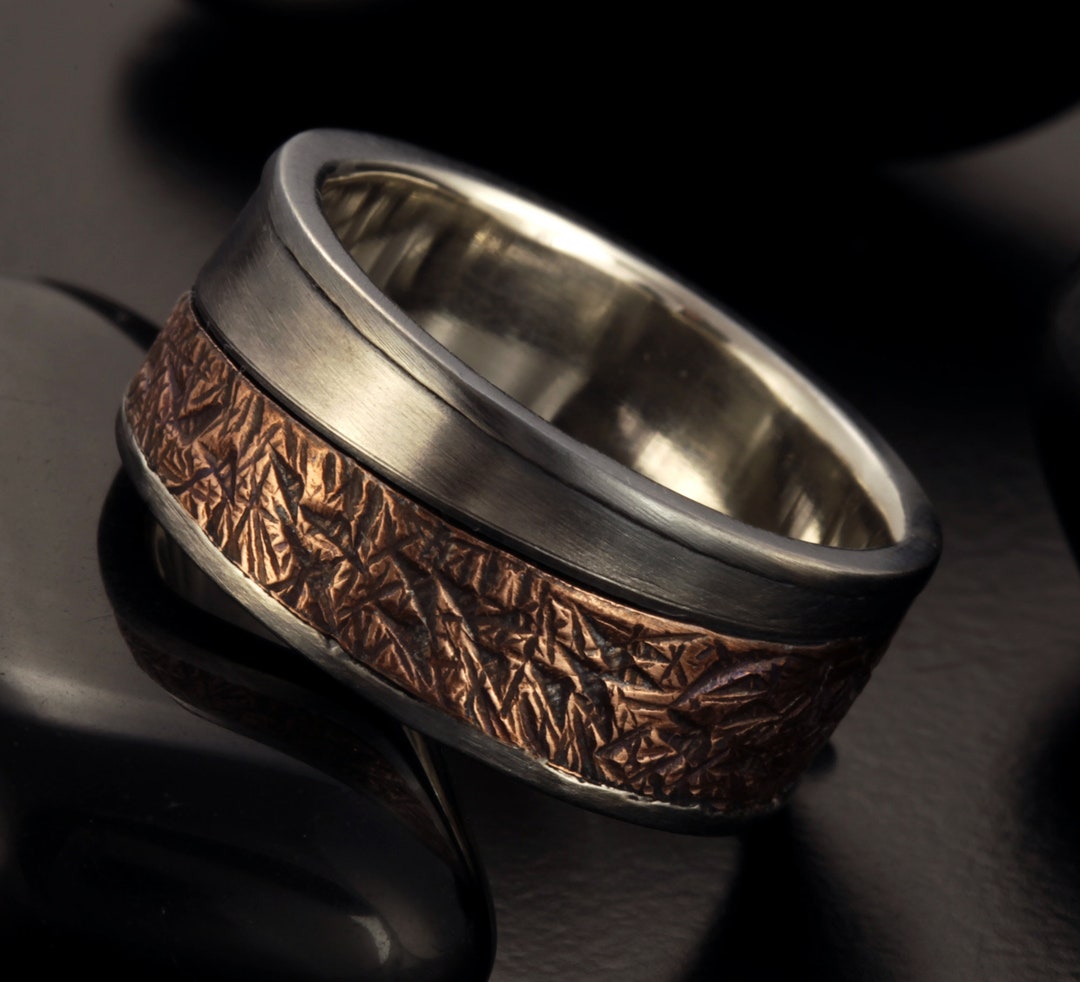 Mens Band Mens Ring Mens Jewelry Rustic Mens Ring - Etsy