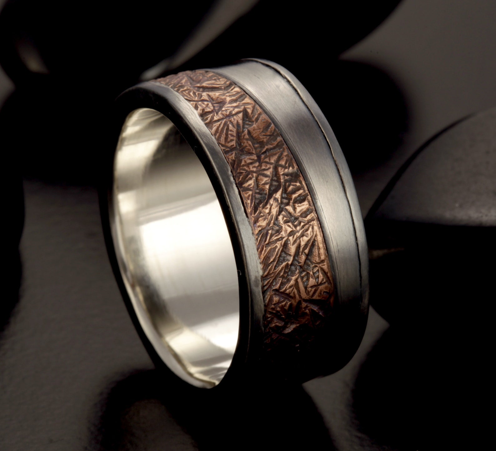 Mens Band Mens Ring Mens Jewelry Rustic Mens Ring | Etsy