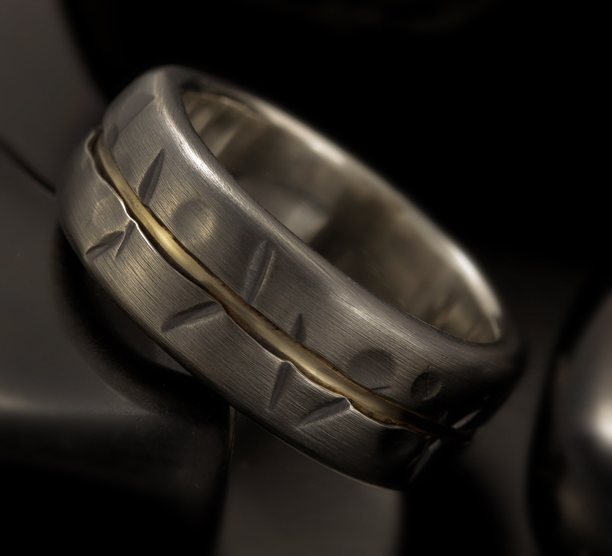 Rustic Men Ring Men 14K Gold Ring Men Engagement Ring - Etsy