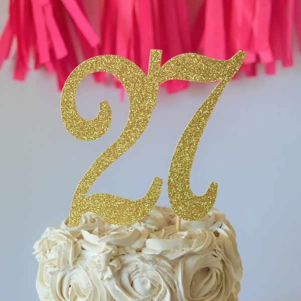 27th Birthday Cake - Etsy