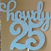 Glitter Hello 25, Twenty Five Topper, 25th Birthday, 25 Birthday Pick ...