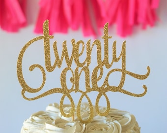 Glitter 26 Twenty Six Cake Pick Topper 26th Anniversary - Etsy