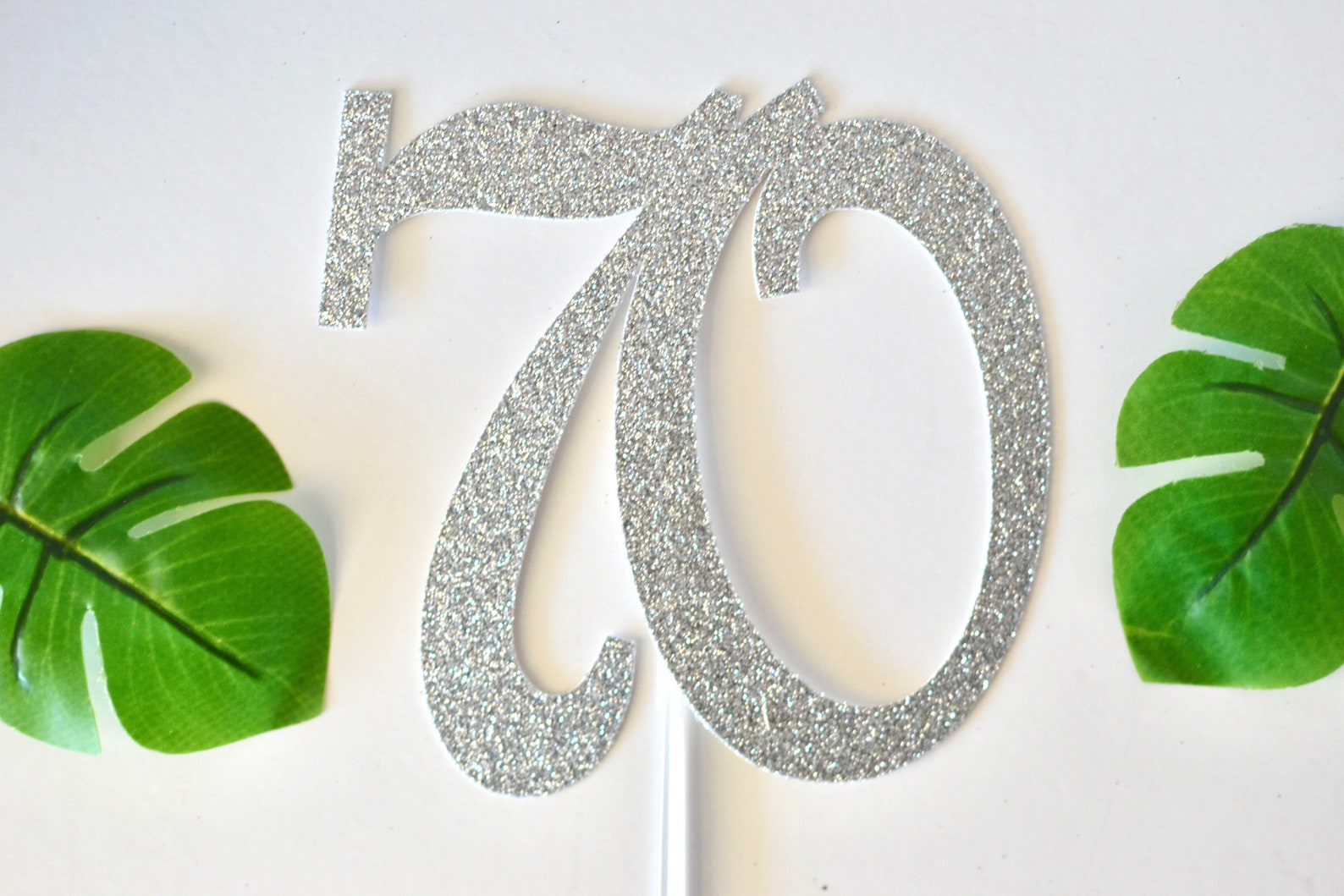Glitter 70 Cake Topper. Seventy Cake Topper. 70th Birthday. Nana Topper ...