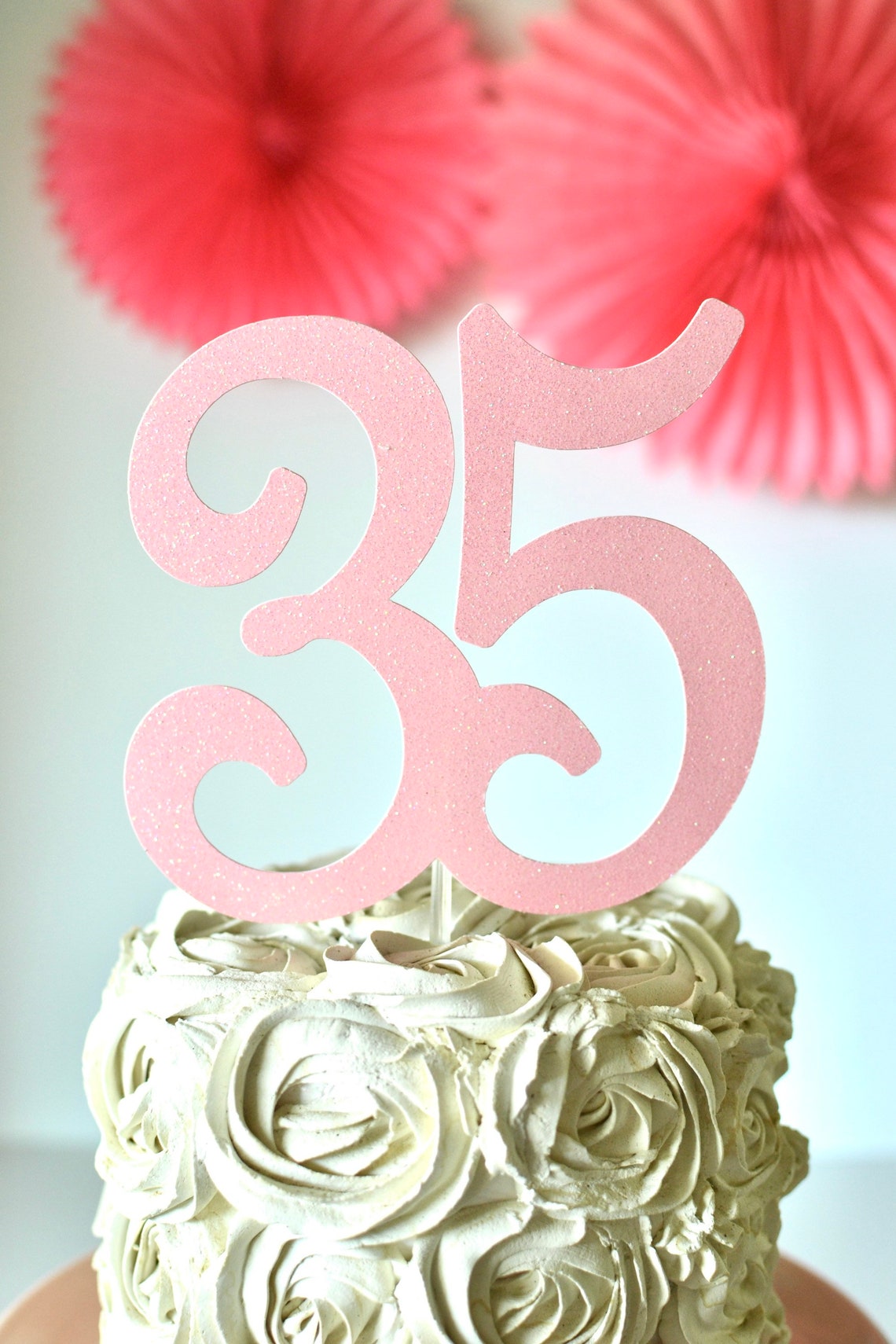 Glitter 35 Thirty Five Topper 35th Birthday 35 Birthday | Etsy