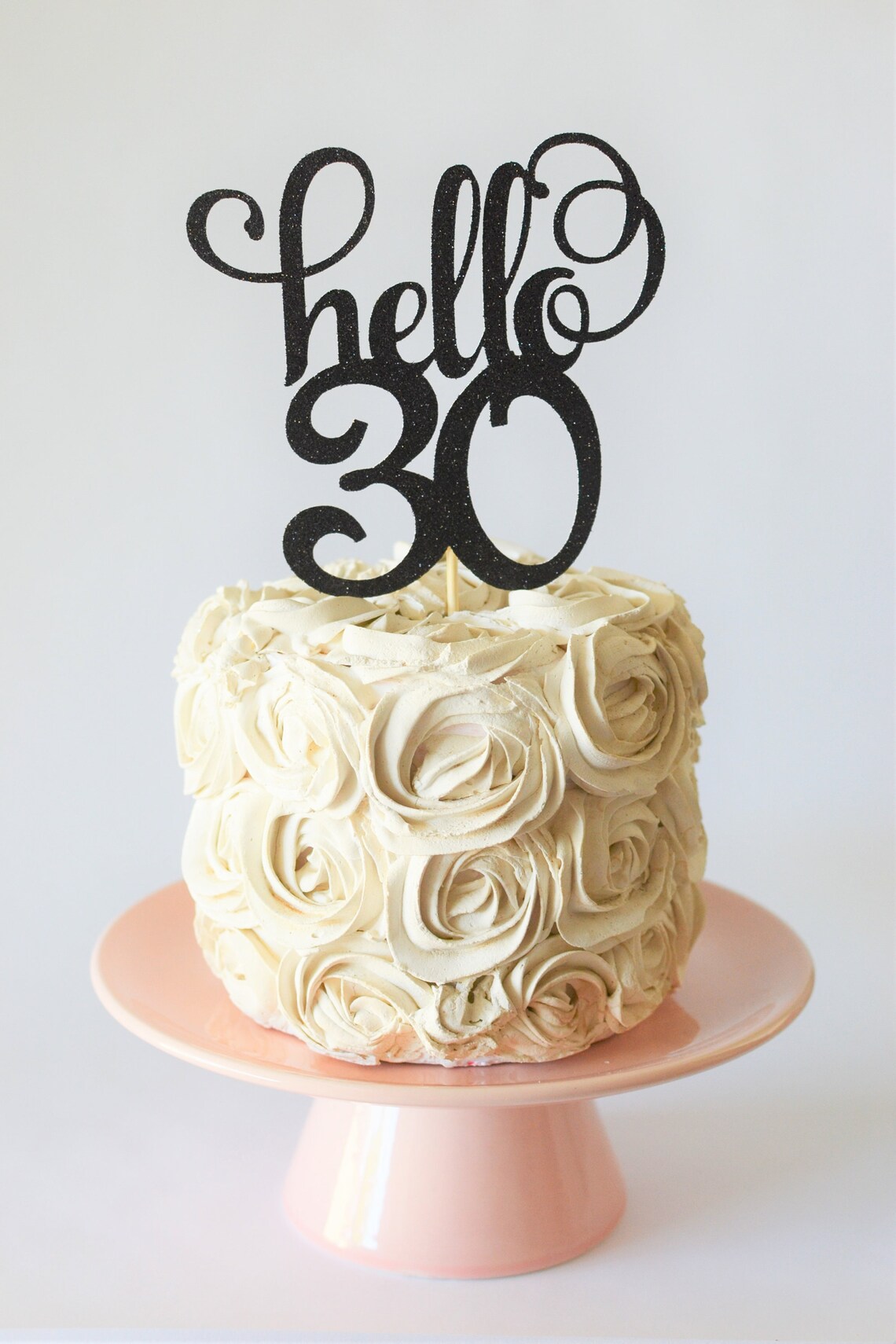 Glitter Hello 30 Thirty AF Cake Topper Dirty Thirty 30 Cake - Etsy