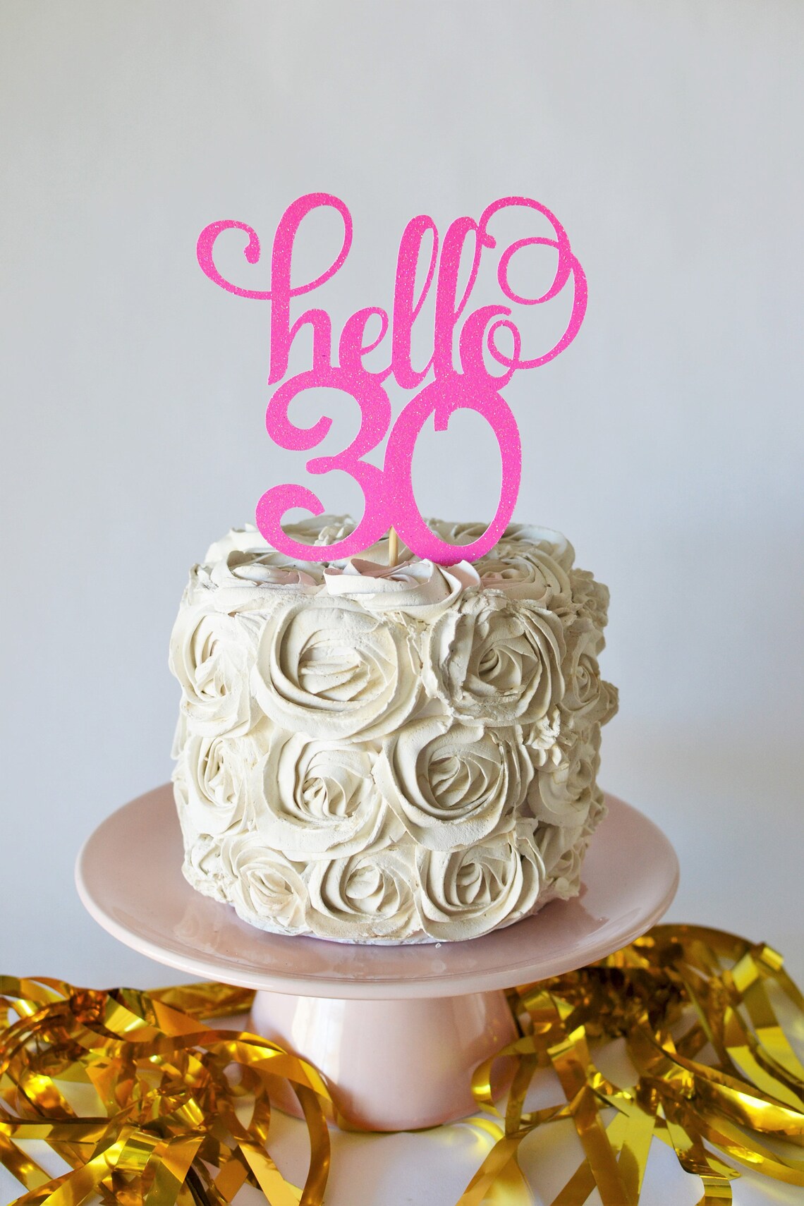 Glitter Hello 30 Thirty AF Cake Topper Dirty Thirty 30 Cake - Etsy