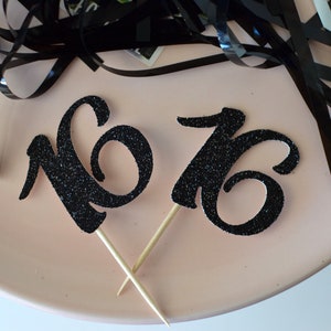 Glitter 16 Cupcake Toppers, 16 Topper, 16th Birthday Cake, 16 Birthday ...