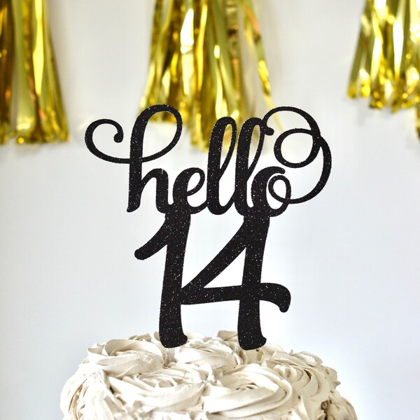 14th Birthday Cake - Etsy