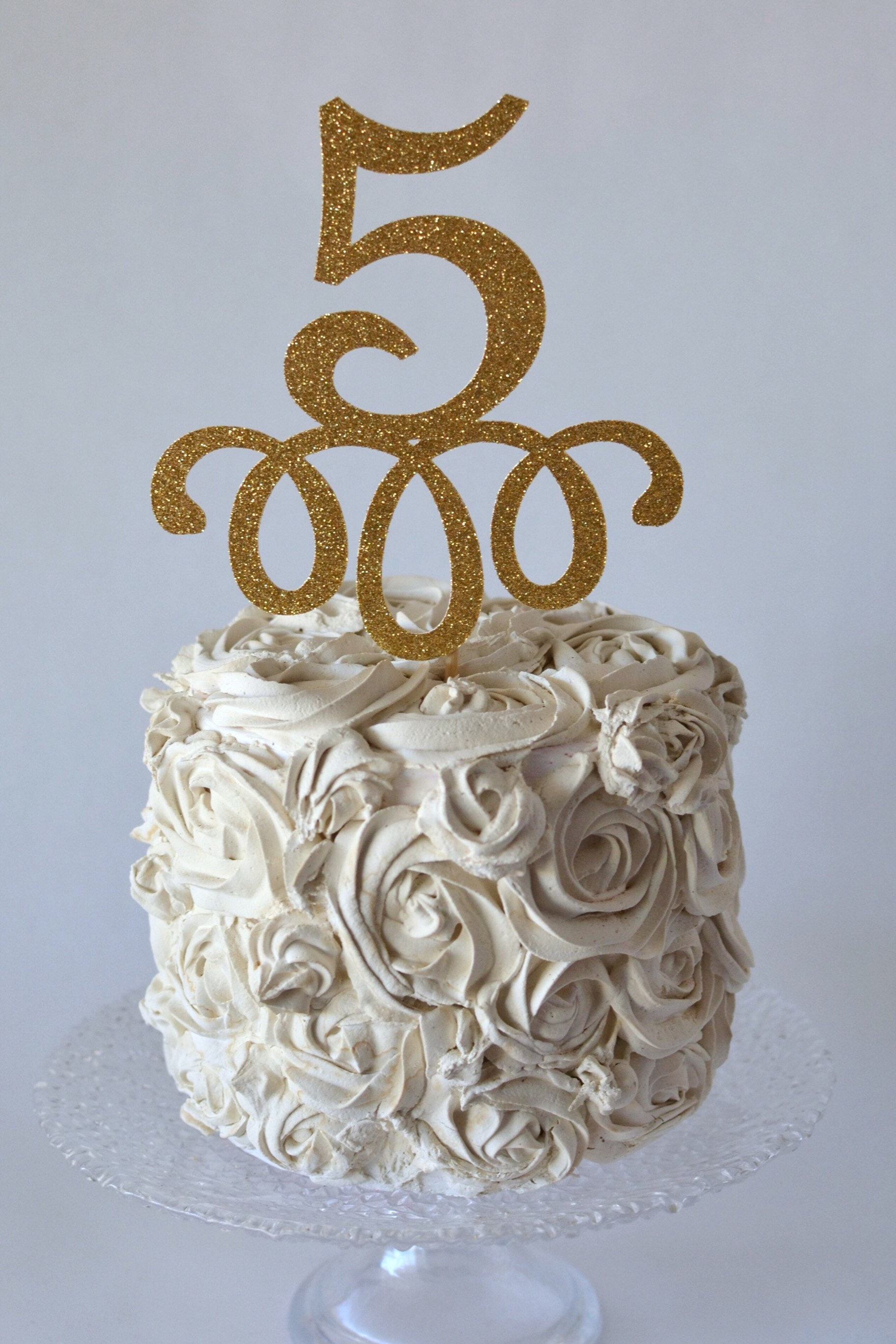 Glitter 5, Five Topper, 5th Birthday Topper, 5 Cake Topper, Glitter ...