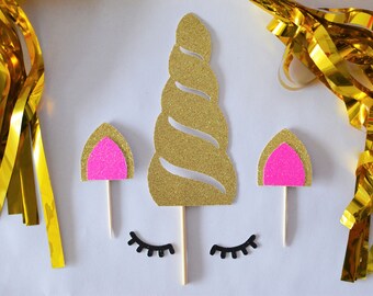 Unicorn Head Topper | Etsy