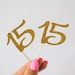 Glitter 15 Cupcake Toppers, 15 Topper, 15th Birthday Cake, 15 Birthday ...