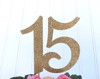 Glitter 13 Birthday Age Cake Topper 13th Birthday Thirteen | Etsy