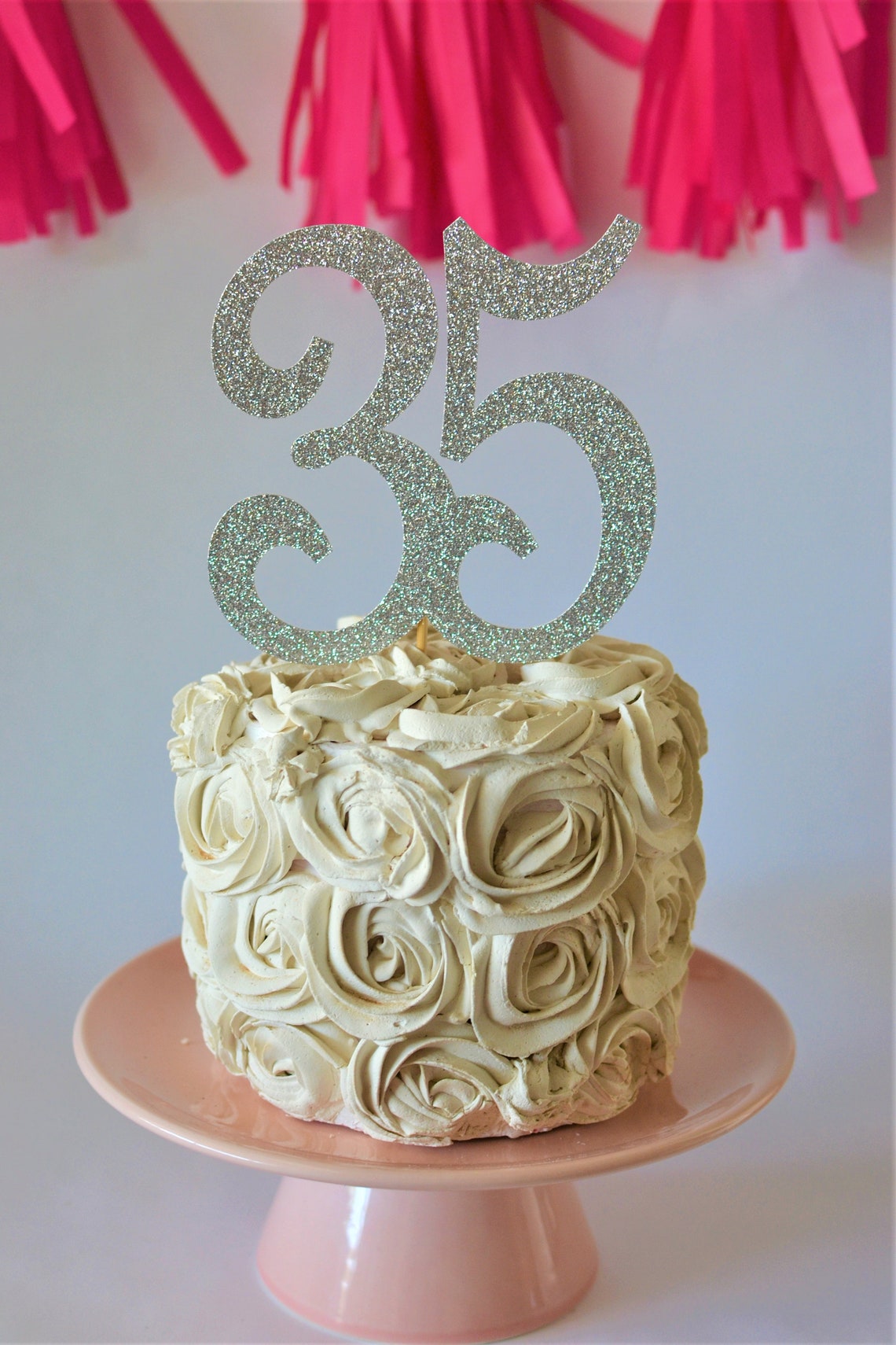 Glitter 35 Thirty Five Topper 35th Birthday 35 Birthday | Etsy