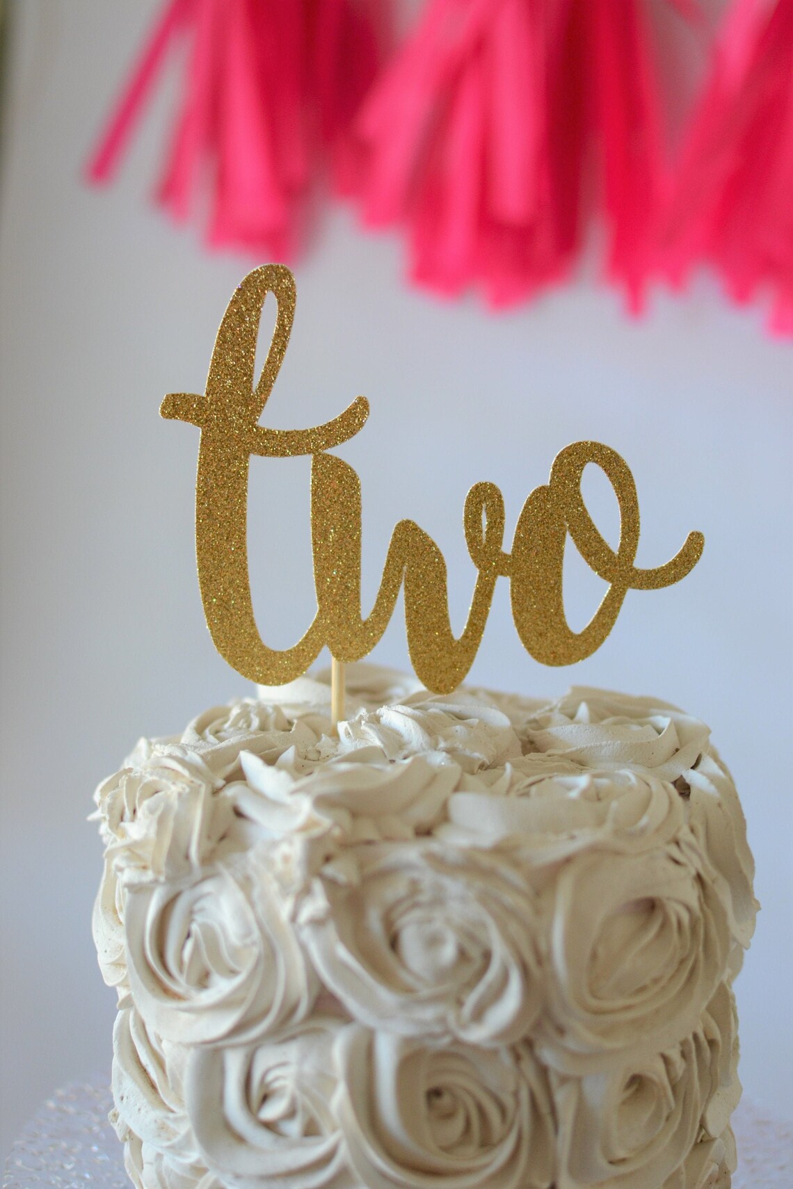 Glitter Two Cake Topper Two Cake Topper Glitter Two Glitter - Etsy