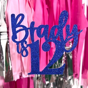 Happy 12th Birthday Cake Topper - Etsy