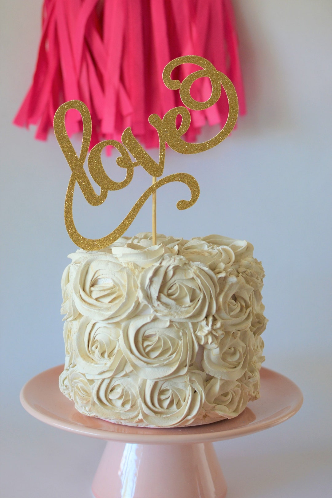 Love Cake Topper, Valentines Cake Topper, Wedding Shower, Wedding ...