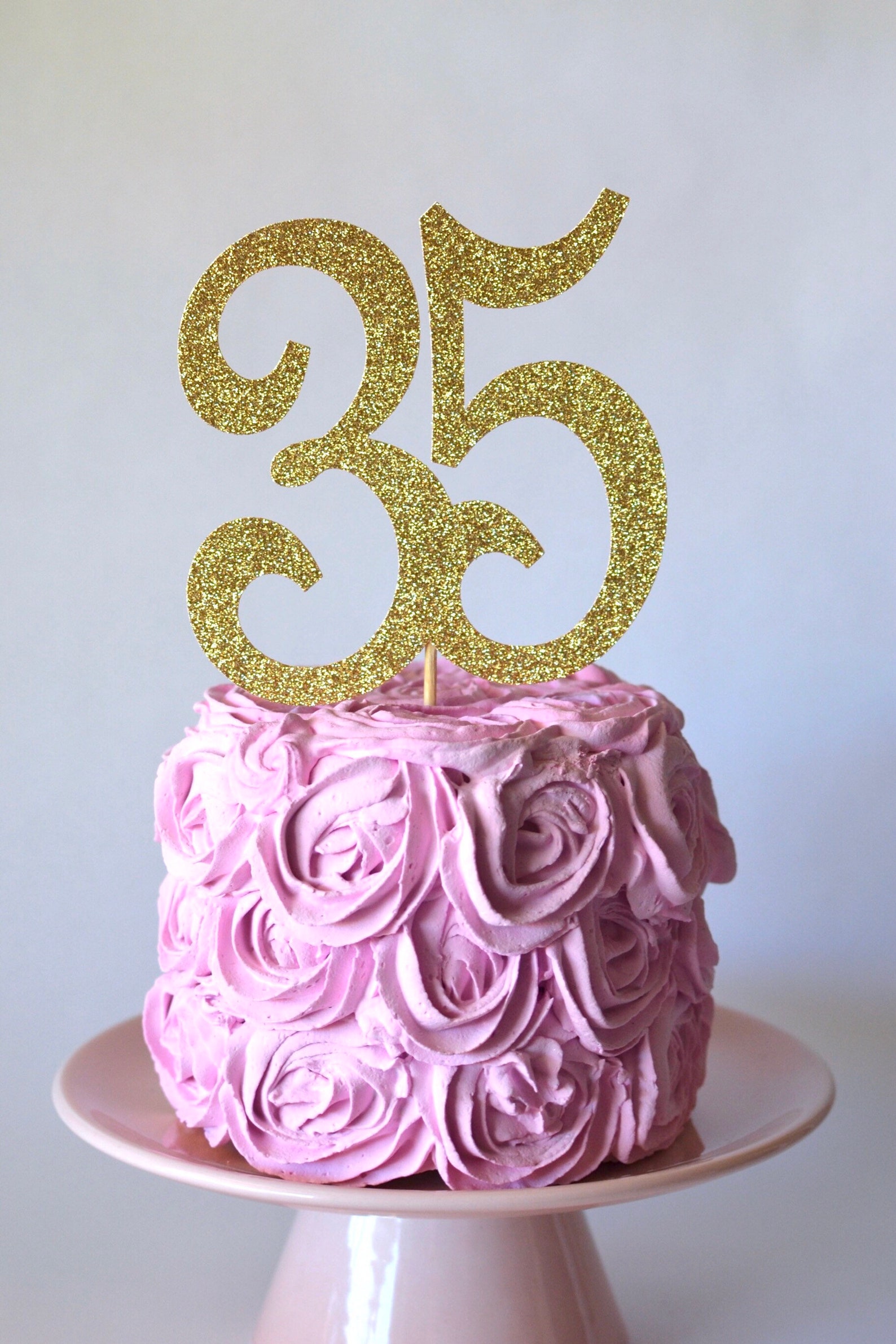 Glitter 35 Thirty Five Topper 35th Birthday 35 Birthday | Etsy