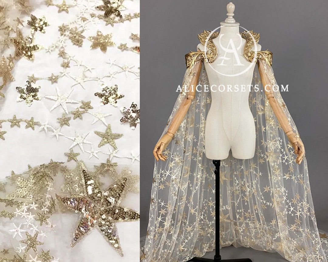 Royal Starry Sky Wedding Veil Cape Fairytale Elven Wedding Cloak ...