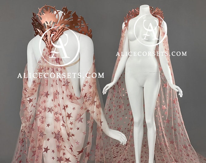 Persephone Celestial Wedding Cape Starry Cloak Fairytale Elven - Etsy