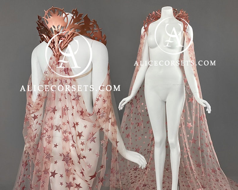 Persephone Celestial Wedding Cape Starry Cloak Fairytale Elven - Etsy