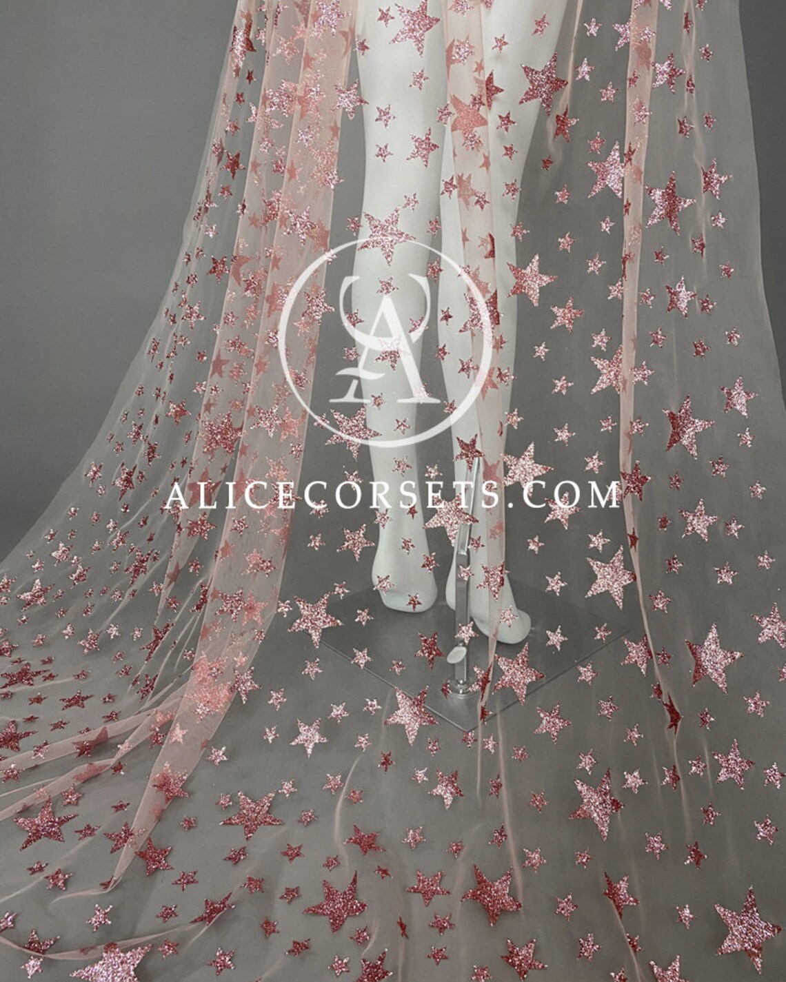 Hooded Starry Bridal Cape Fairytale Cloak Pagan Mesh - Etsy