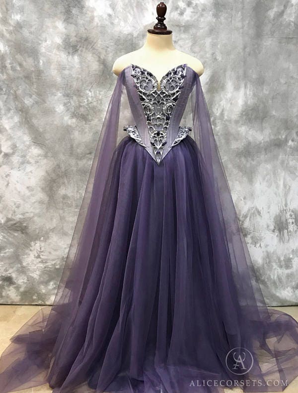 Couture Fantasy Gothic Wedding Gown Haute Goth Dress - Etsy