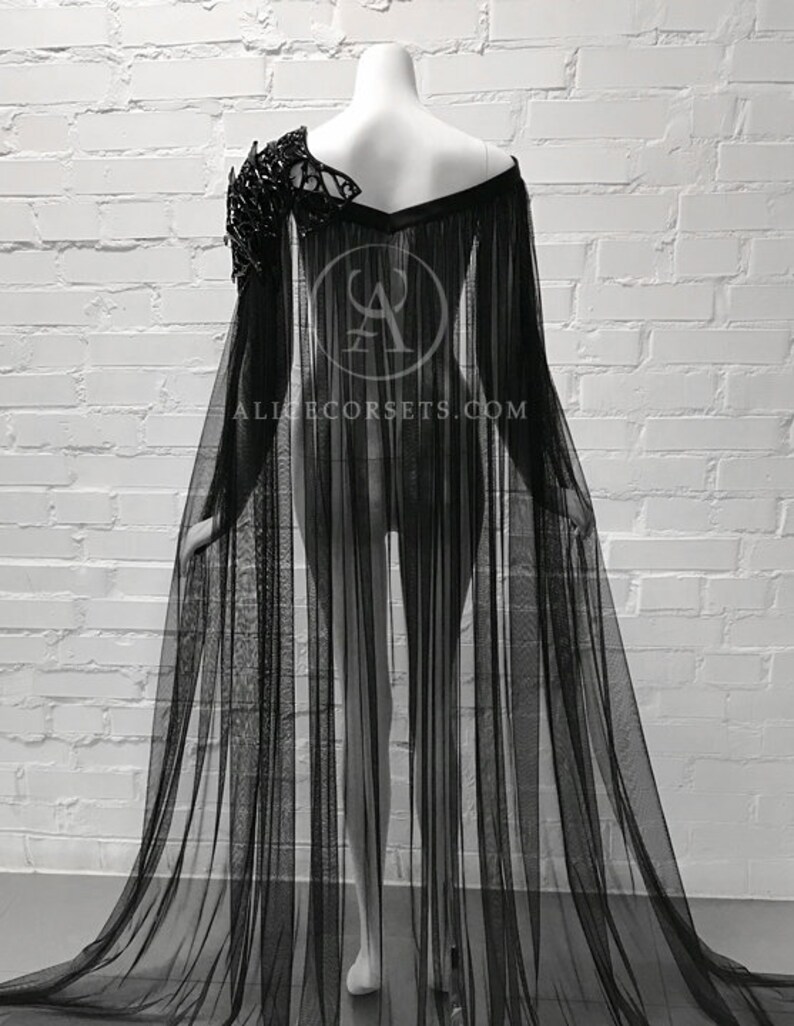 Elvish Inspired Pauldron Royal Gothic Shoulder Armor Cape | Etsy