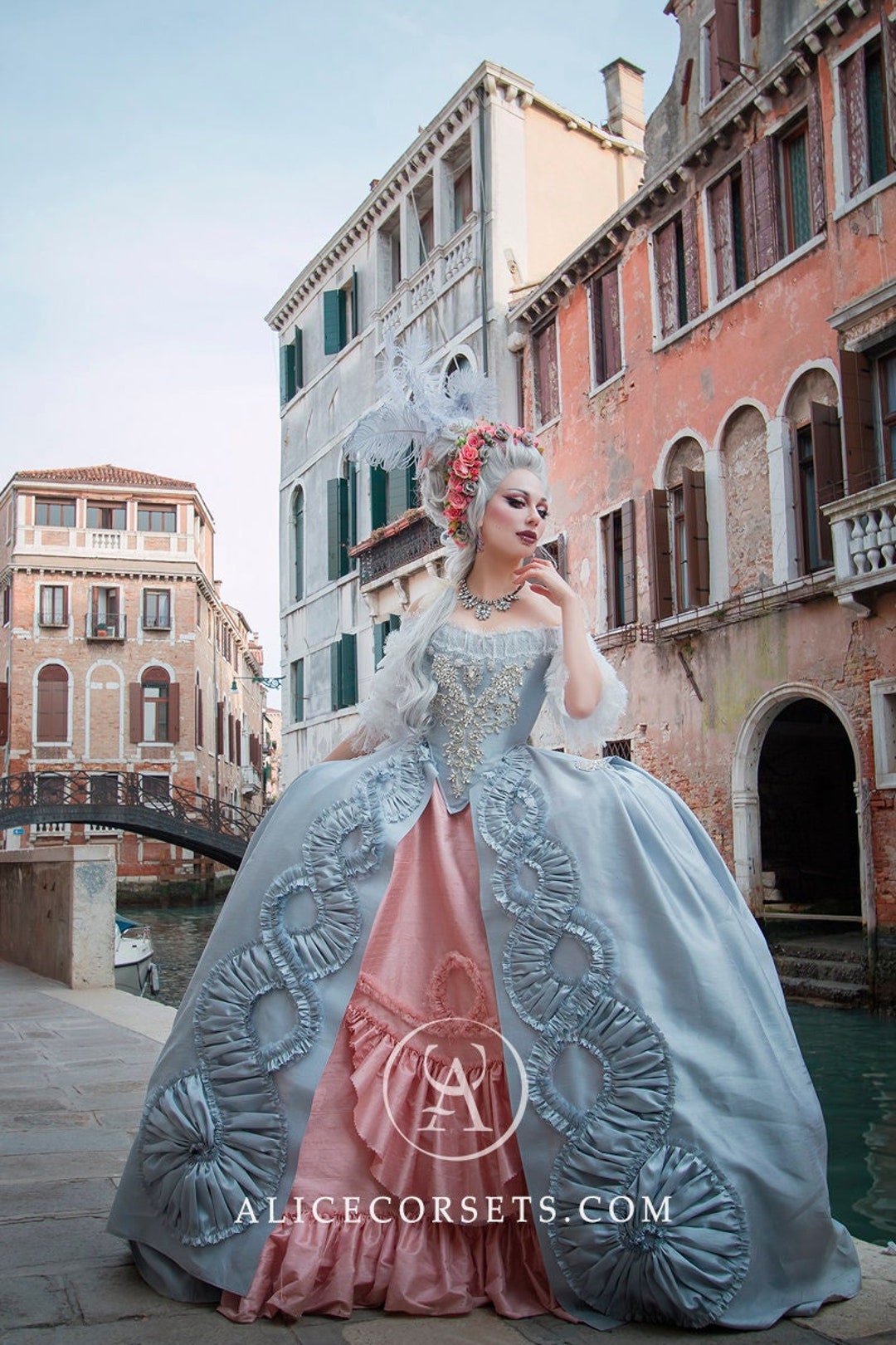 Royal Marie Antoinette Rococo Dress ~ Venice Carnival Historical ...