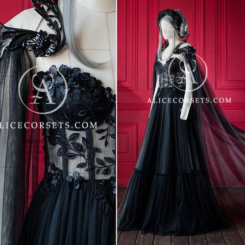 Bleeding Heart Gothic Fashion Corset Dress Saint Style Haute | Etsy