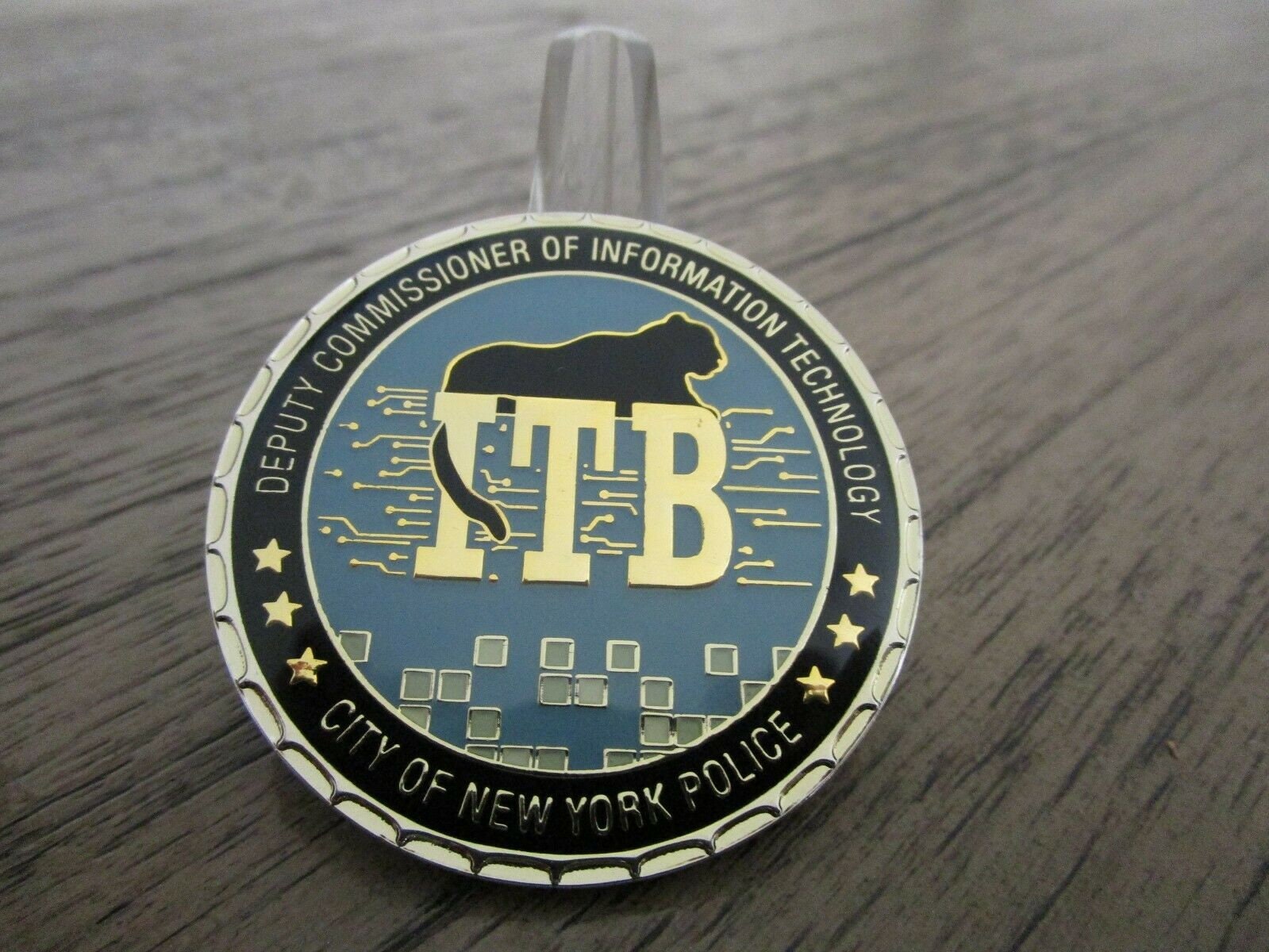 NYPD Deputy Commissioner of Information Technology ITB Challenge Coin ...