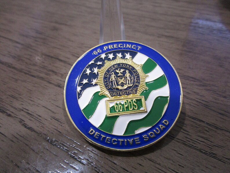 NYPD 66th Precinct Detective Squad Challenge Coin 461C - Etsy