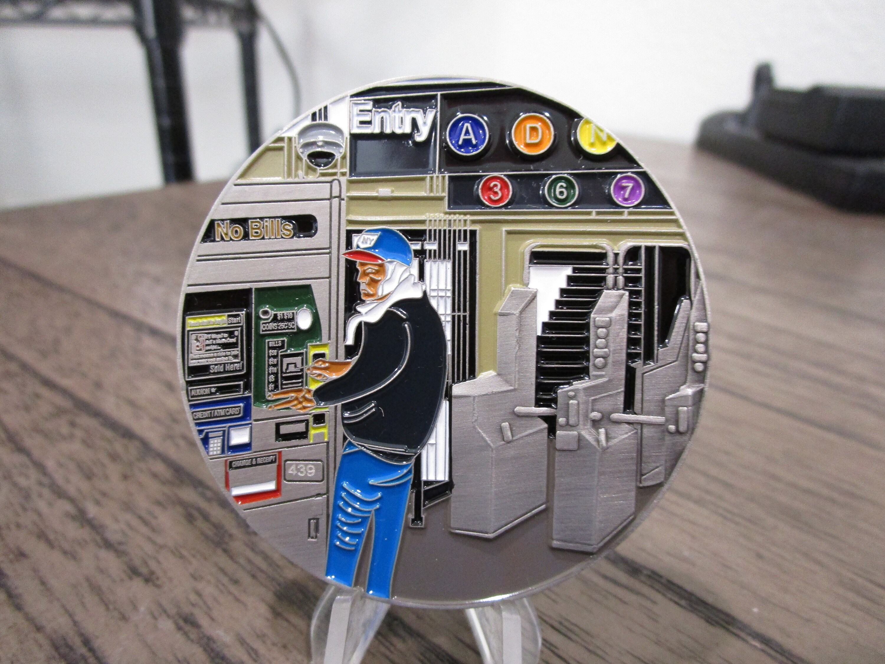 Art & Collectibles Memorabilia NYPD Transit Bureau Metrocard Fraud Task ...