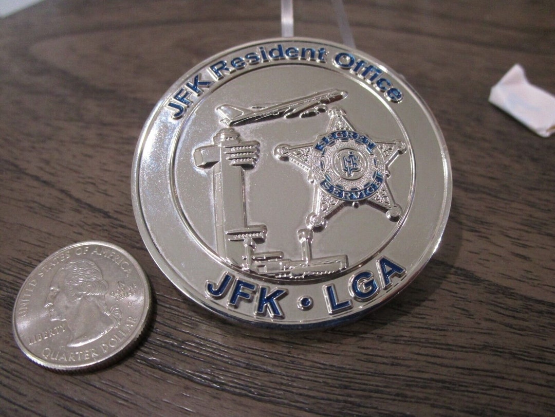 USSS US Secret Service JFK Resident Office Laguardia Challenge Coin ...