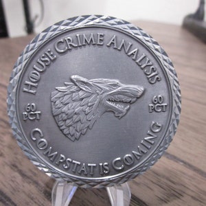 NYPD 60th Precinct COMPSTAT is Coming Game of Stats Challenge Coin #48F ...