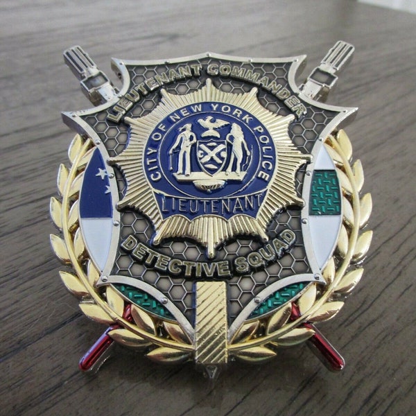 Nypd Lieutenant Badge - Etsy