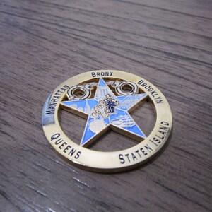 NYPD Fugitive Enforcement Division Juvenile Crime Squad Challenge Coin ...
