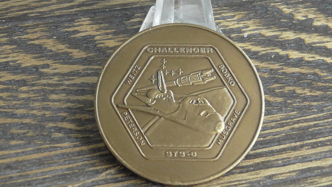Vintage NASA STS-6 Challenger the New Era of Space Exploration Coin ...