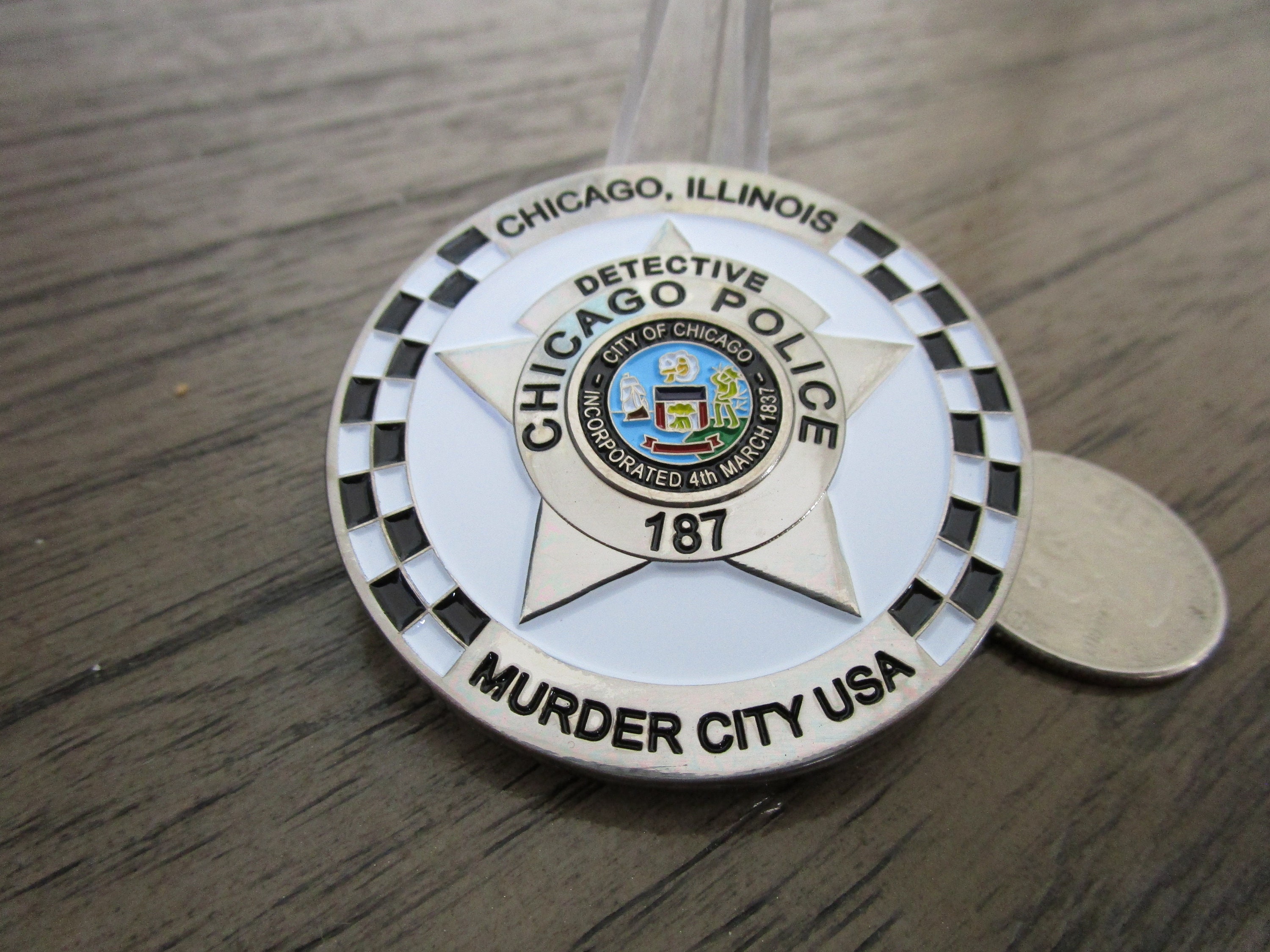 Chicago Police Detective Murder City USA CPD Challenge Coin | Etsy