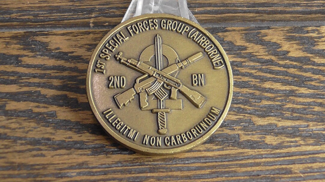 US Army 1st SFG 1st Special Forces Group Airborne 2nd Battalion Marked ...