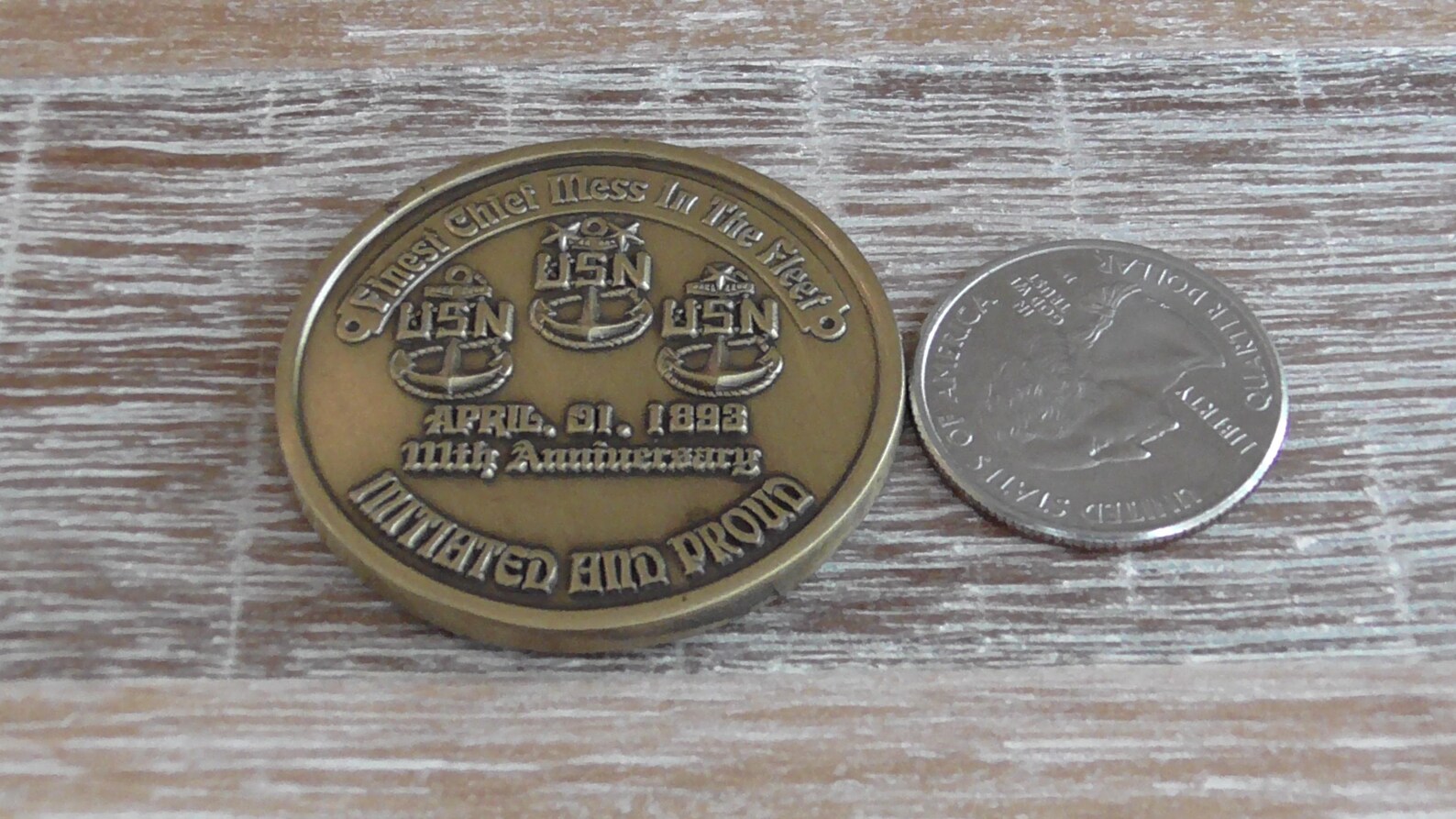 USN USS Wasp LHD 1 Chief Petty Officer Challenge Coin #164Y - Etsy