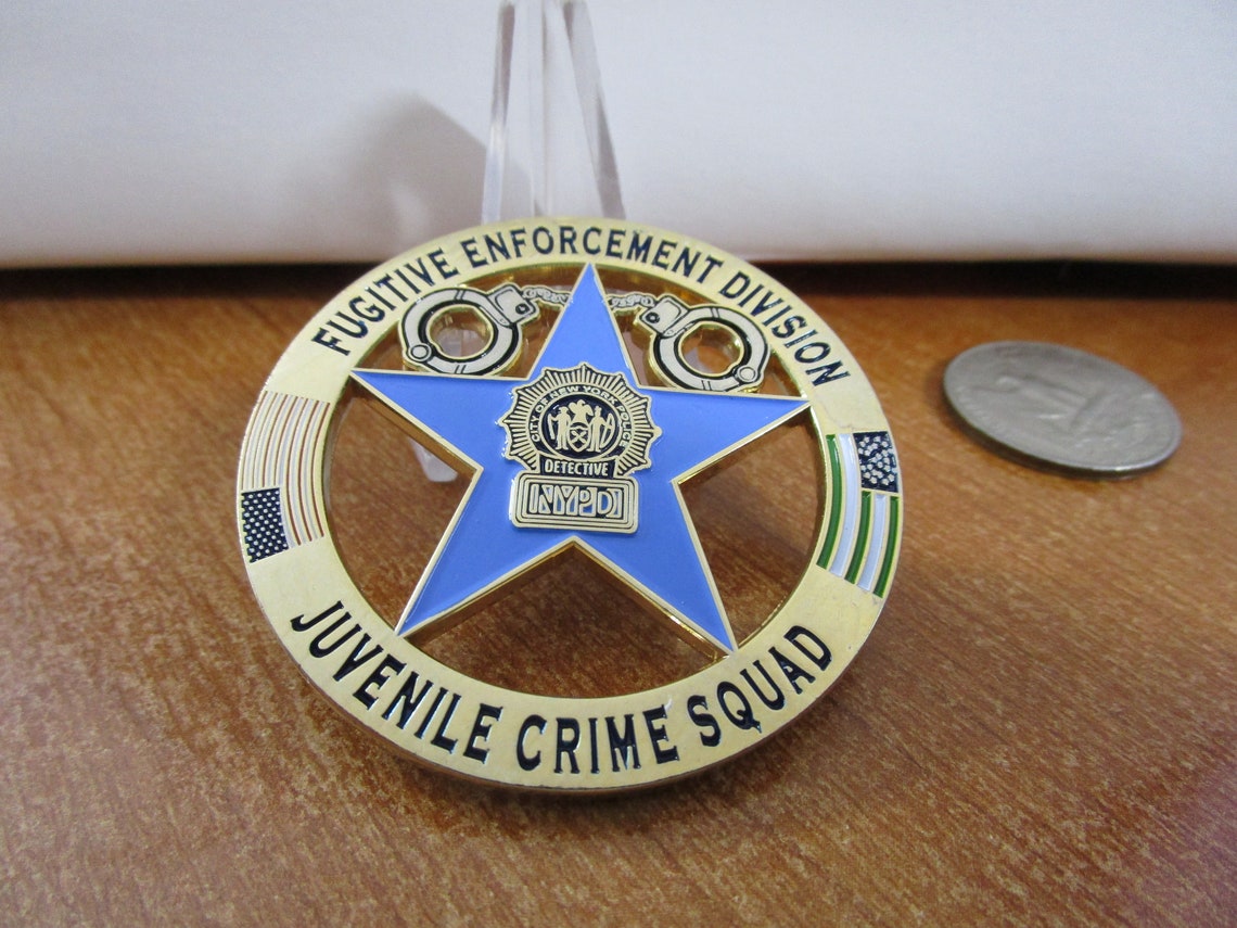 NYPD Fugitive Enforcement Division Juvenile Crime Squad | Etsy