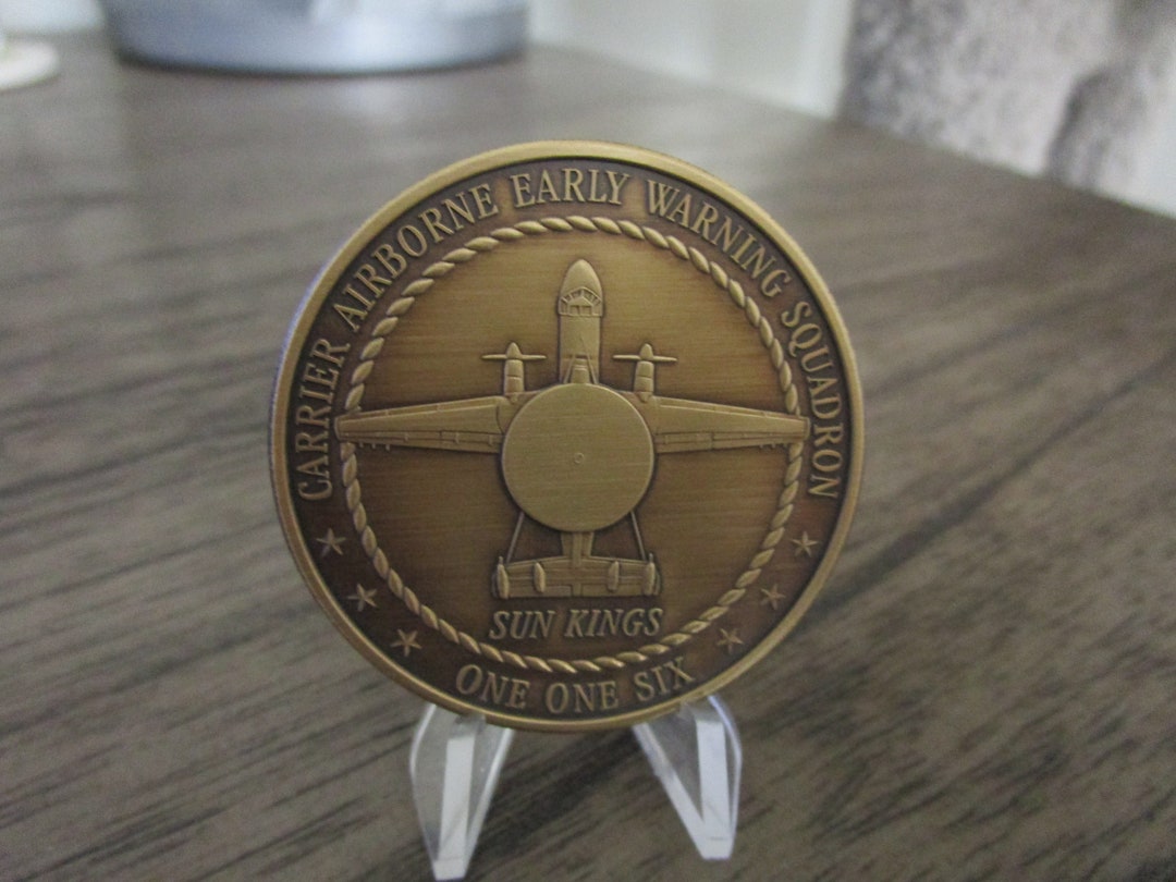 USN Carrier Airborne Early Warning Squadron VAW-116 Challenge Coin ...