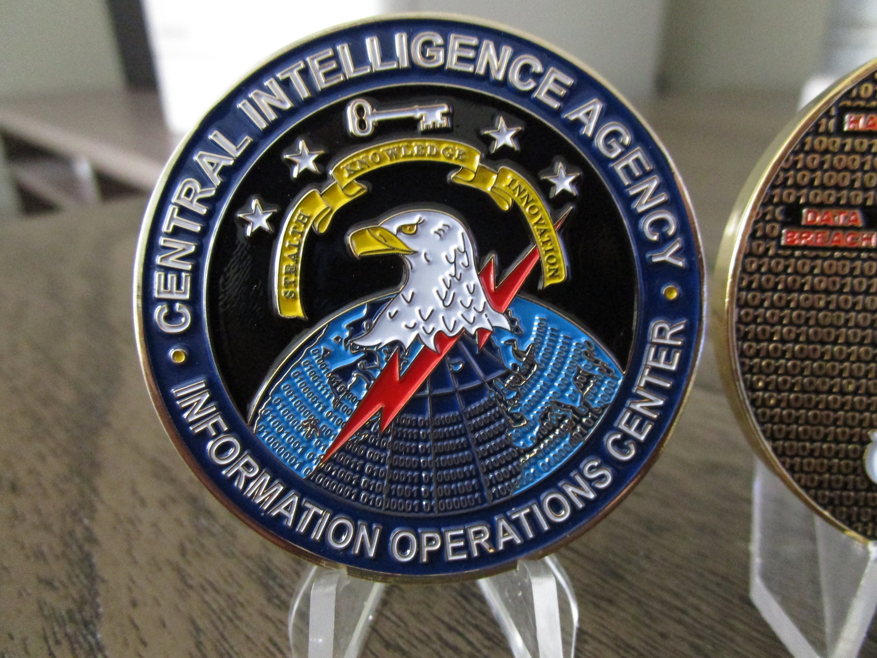 Rare US CIA /ISRAELI MOSSAD Secret Joint Operation Challenge Coin ...
