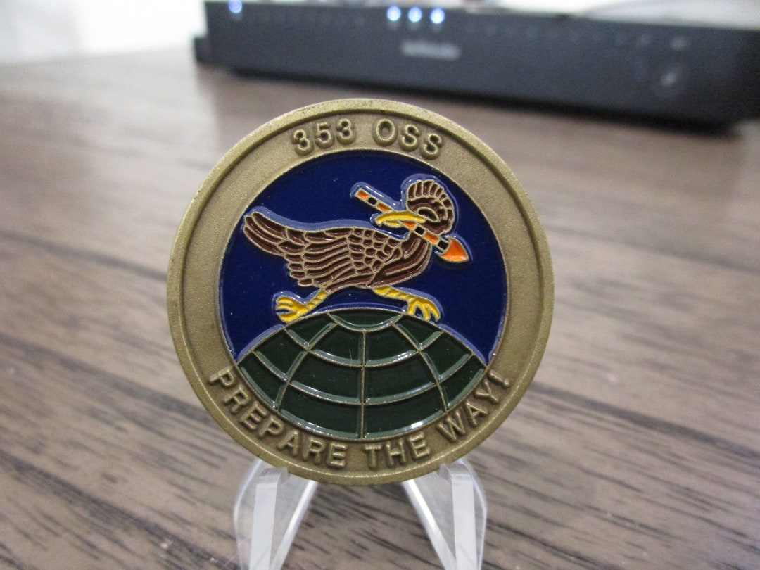 USAF AFSOC 353 OSS 353D Special Operations Kadena Japan Commander's ...
